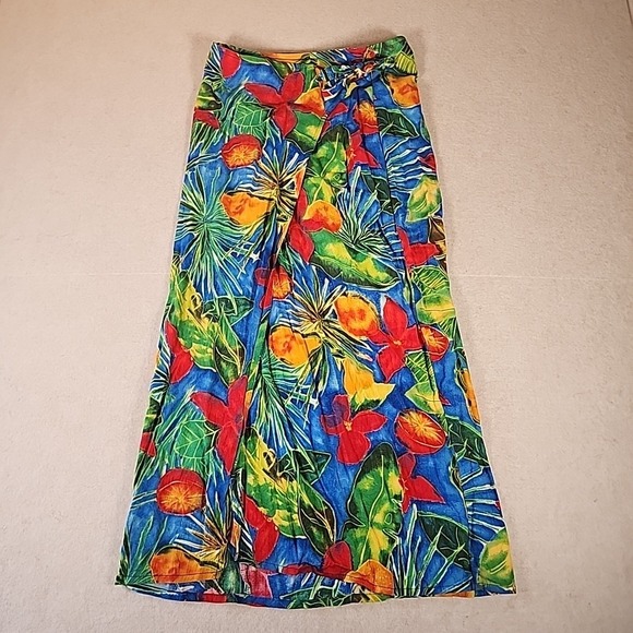 Jams World | Skirts | Jams World Wrap Skirt Tropical Floral Print Small ...
